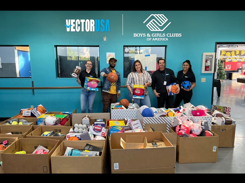 VectorUSA Cheers Success of 2023 Ball Drive